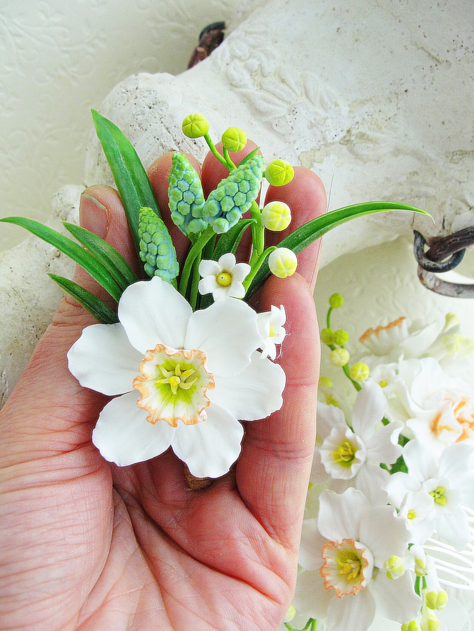 Daffodil Brooch Easter Gift Idea Mothers Day Gift Daffodil - Etsy