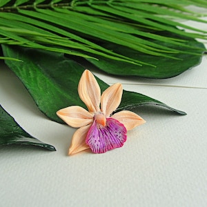 Orchid Flower Brooch Pin 5 Pieces, Orchid Wedding Accessories, Orchid ...