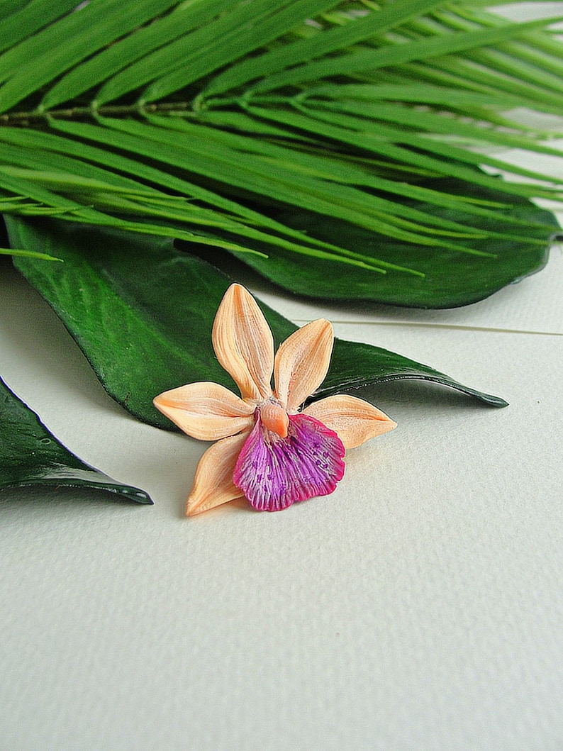 Orchid Flower Brooch Pin 5 Pieces Orchid Wedding Accessories - Etsy