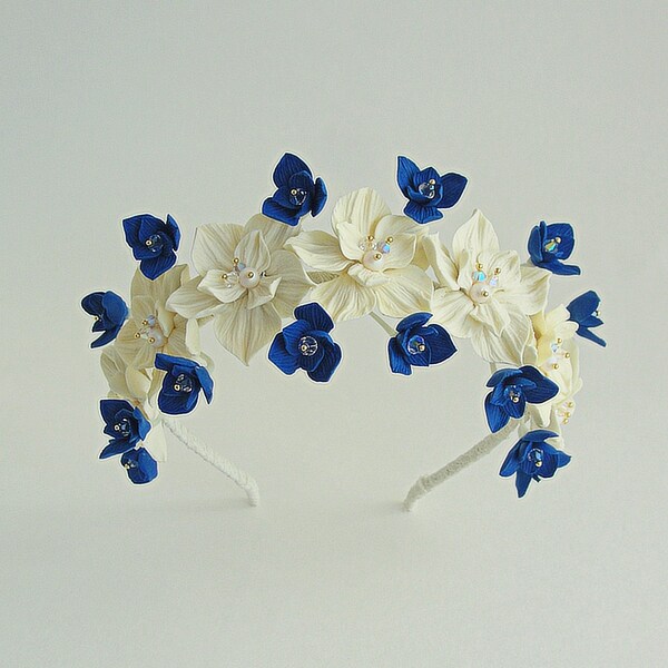 Blue Tiara - Etsy