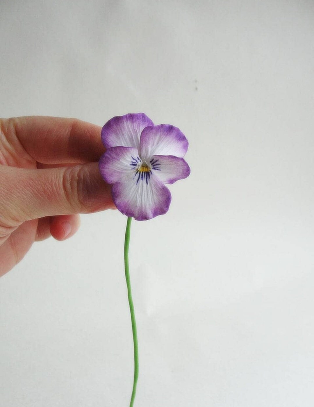 Viola Pansy Home Decor, Viola Handmade Flower for Decor, Artifical ...