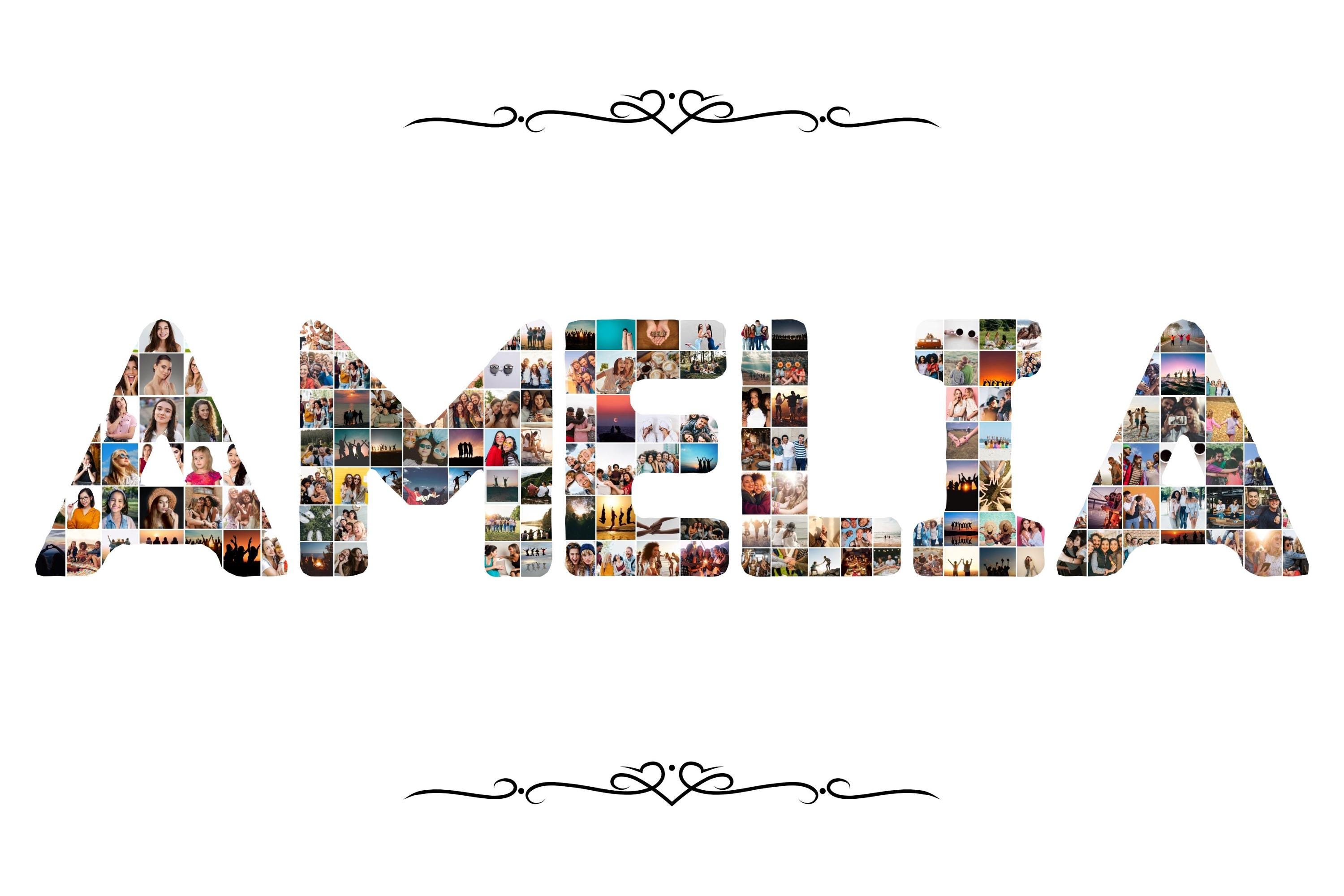 Editable Canva "amelia" Photo Collage Template - Instant Download ...