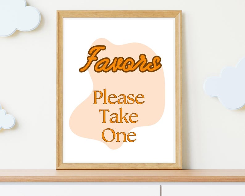 Instant Download - Favors Please Take One - 2 - Etsy