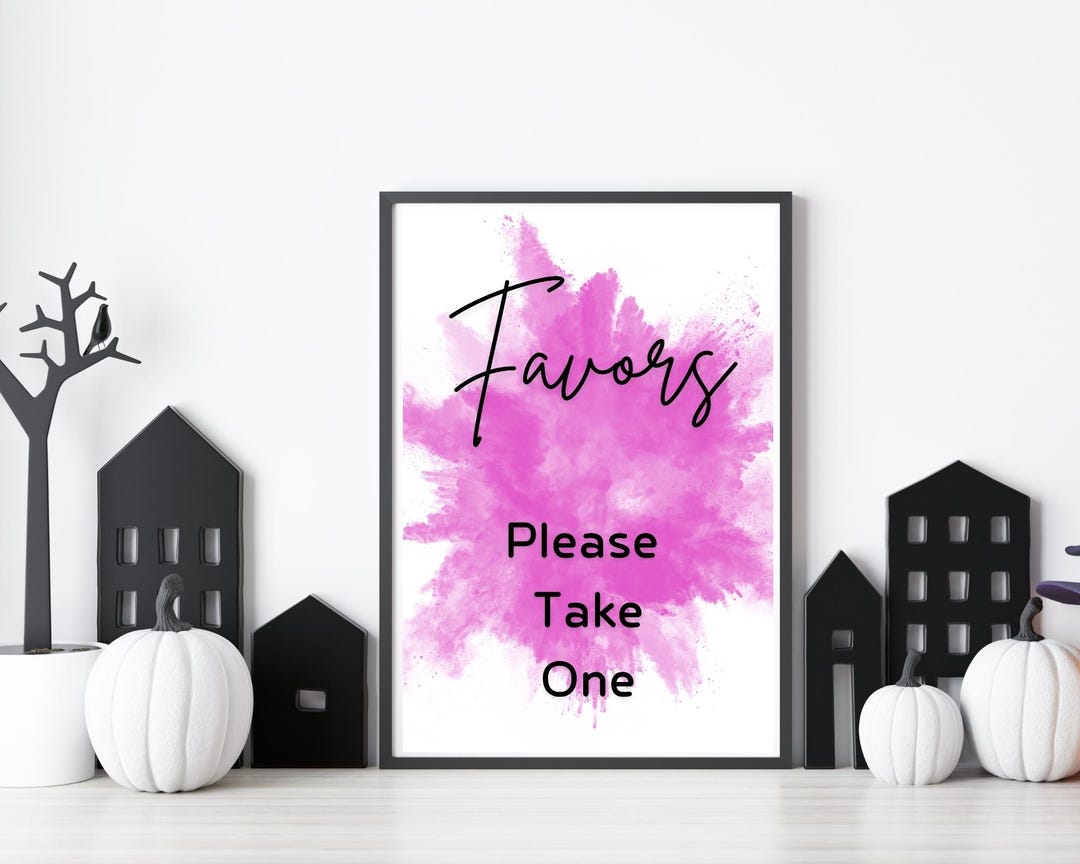 Instant Download - Favors Please Take One - Etsy
