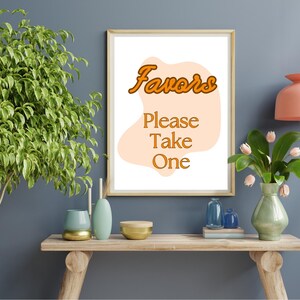 Instant Download - Favors Please Take One - 2 - Etsy
