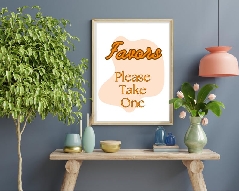 Instant Download - Favors Please Take One - 2 - Etsy