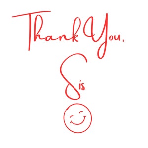 Instant Download - Thank You Sis Card With Smiley Face - Etsy