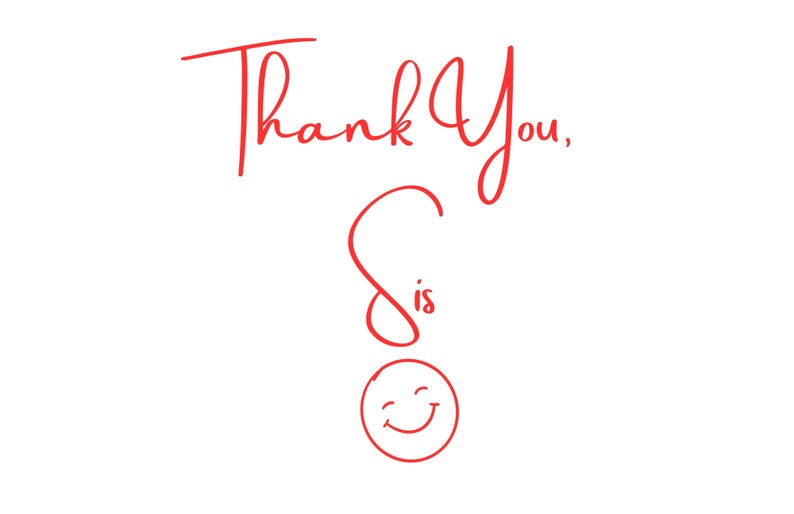 Instant Download - Thank You Sis Card With Smiley Face - Etsy