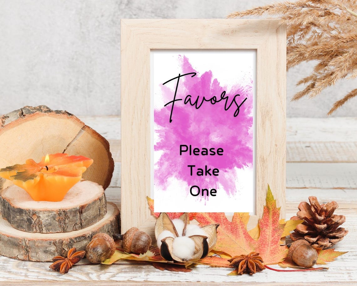 Instant Download - Favors Please Take One - Etsy