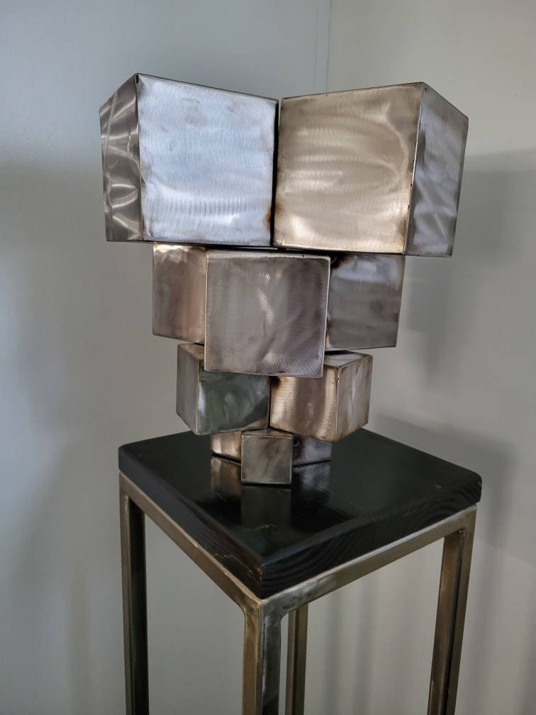 Abstract Metal Statue , Tornado , Abstract Steel Sculpture , Modern ...