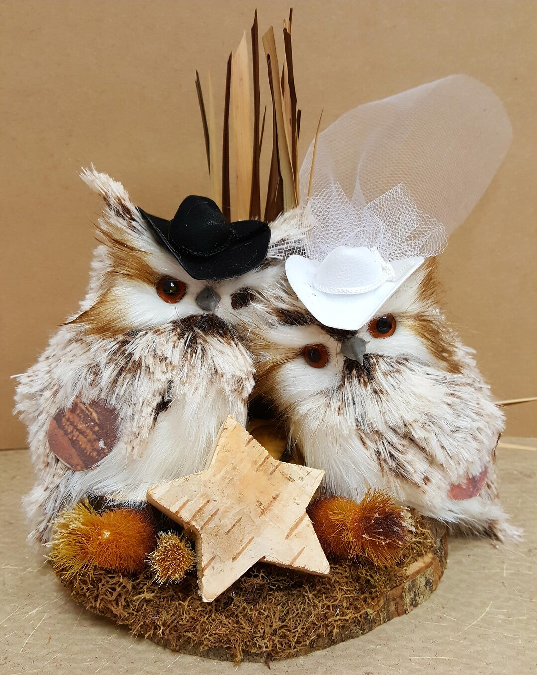 Barn Owl Cake Topper for the Country Style Wedding - PERSONALIZED Cake ...