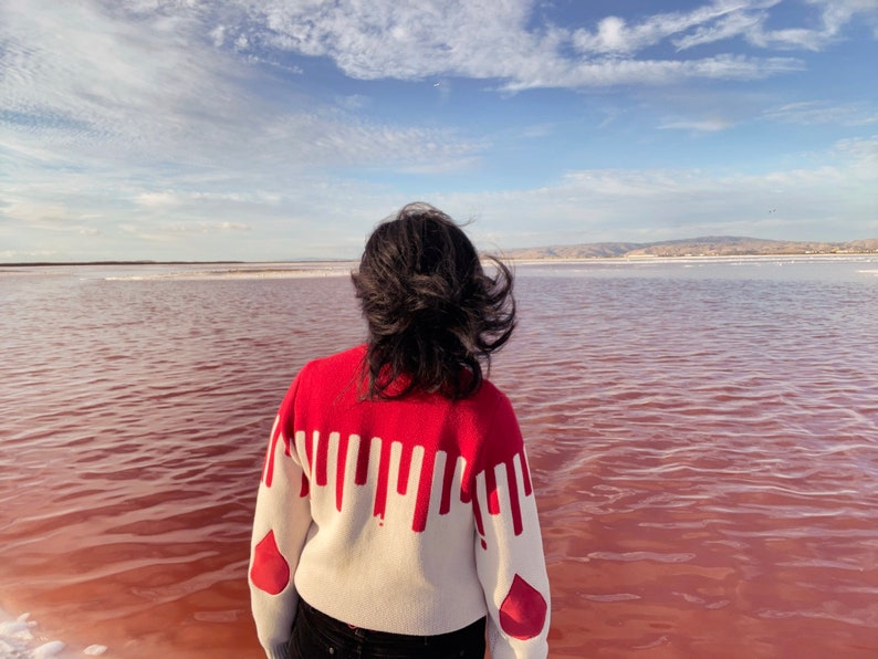 Slasher Blood Drop Sweater - Etsy Canada