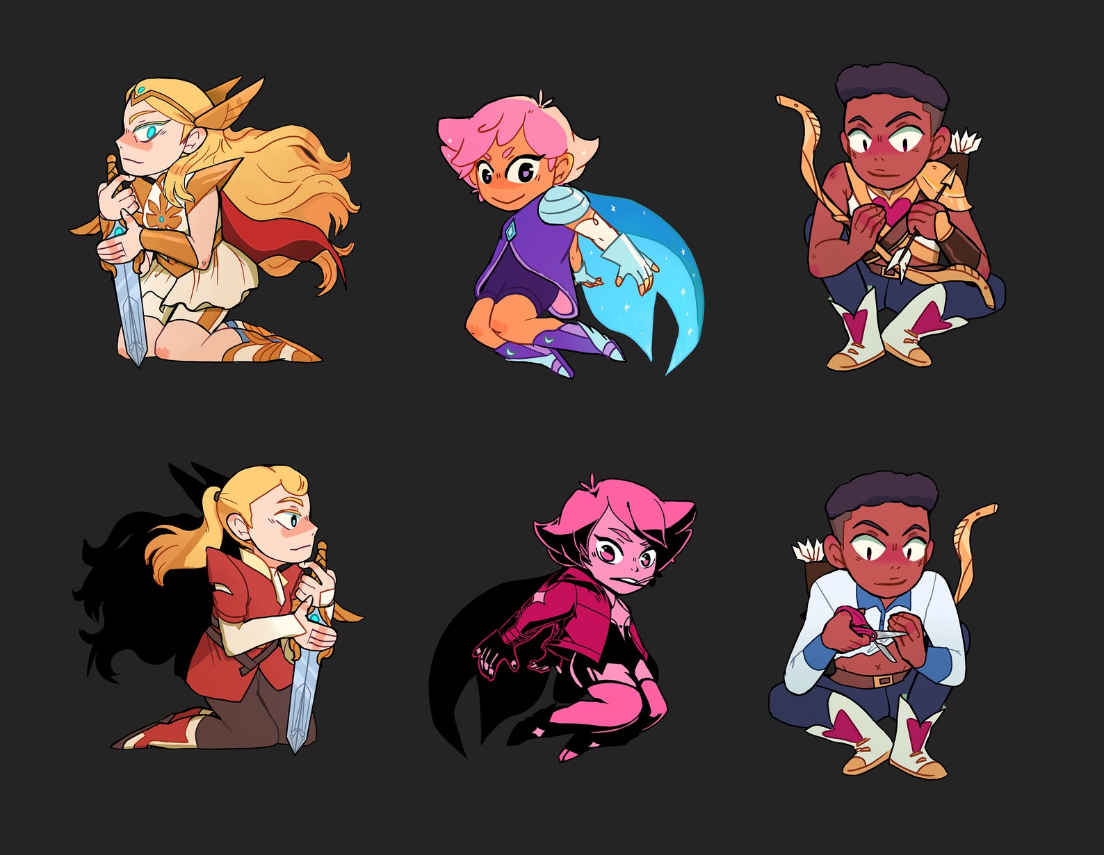 She-ra Acrylic Charm Set - Etsy