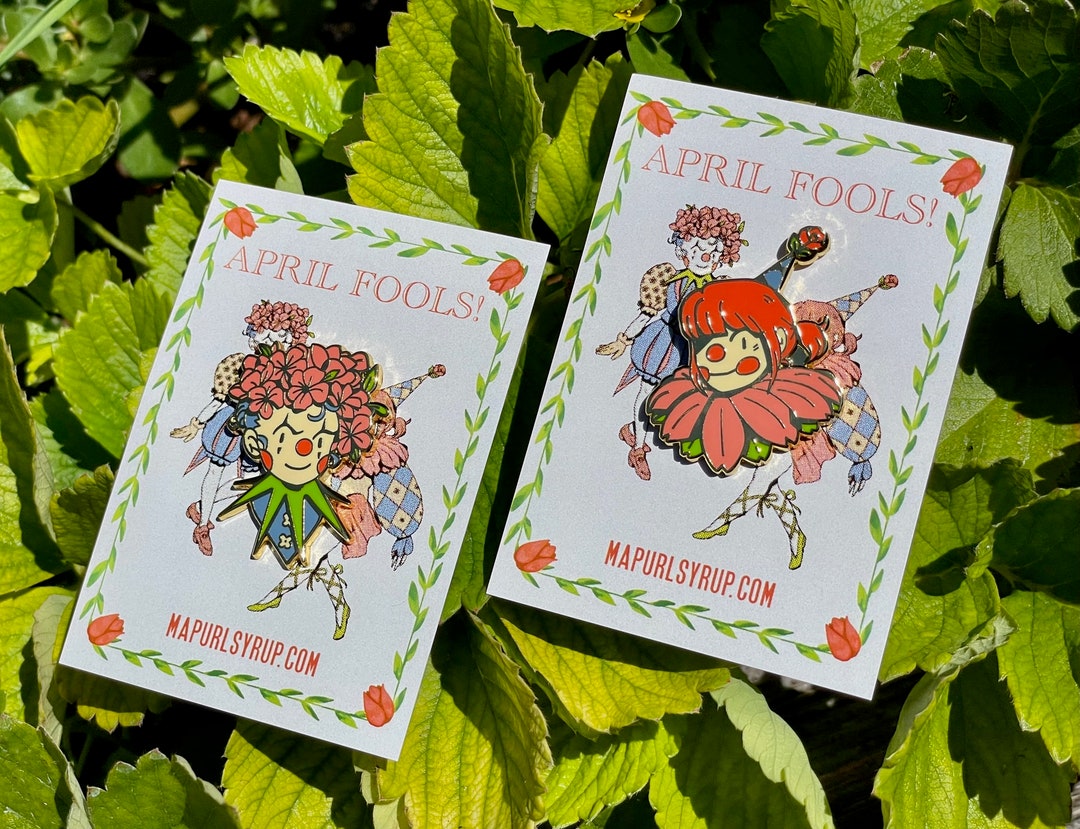 April Fools Enamel Pins - Etsy