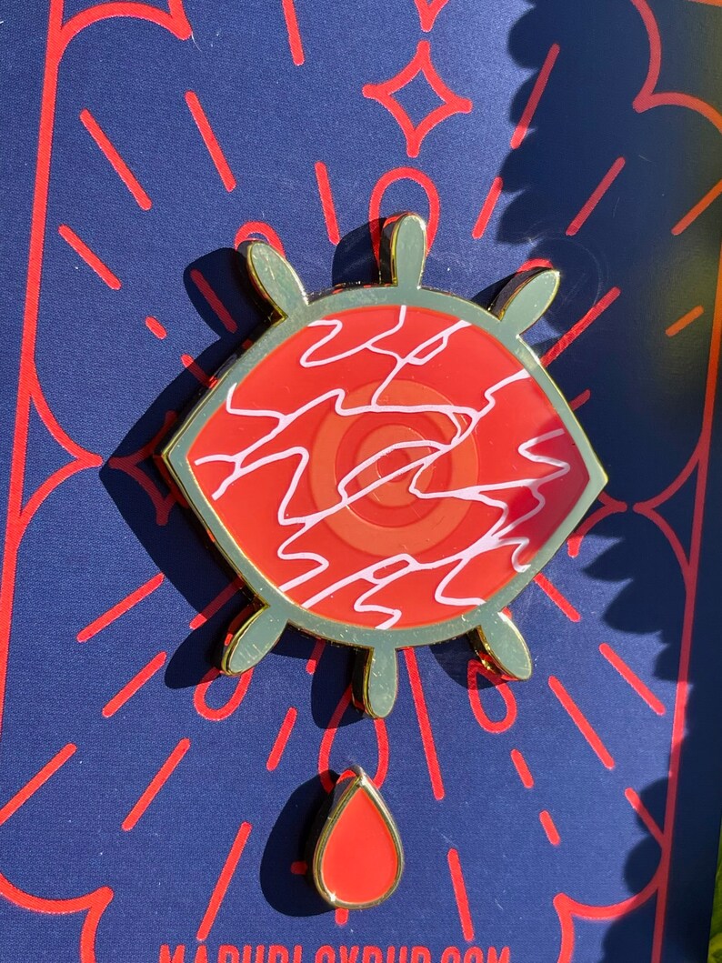 Ocean Eye Enamel Pin - Etsy