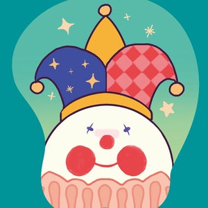 3D Clown Cheeks Mousepad (face) - Etsy