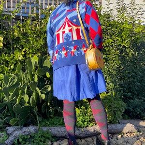 Circus Clown Cardigan (clowndigan) - Etsy