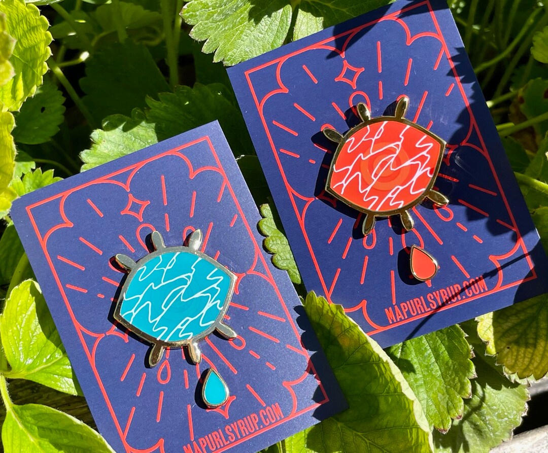 Ocean Eye Enamel Pin - Etsy