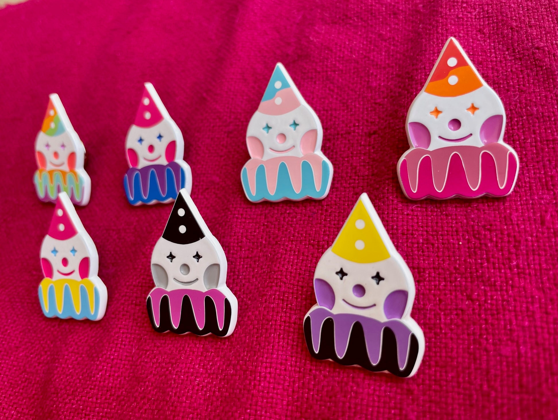 Pride Clown Charity Enamel Pins - Etsy