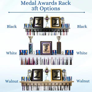 Patented Medal & Trophy Display Shelf: Solid Wood Athlete Award Rack - Etsy