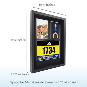 Personalized 3 in 1 Shadow Box Display for Marathons and Triathlons - Etsy