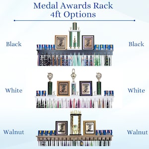 Solid Wood Medal Hanger Display & Trophy Shelf: Patented Design - Etsy