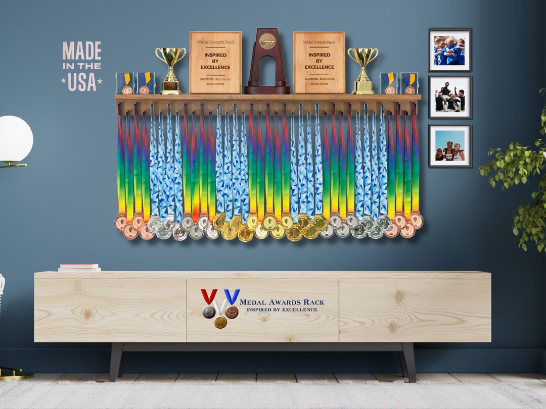 Medal Awards Rack the Largest Medal Hanger Display 4ft the Ultimate ...