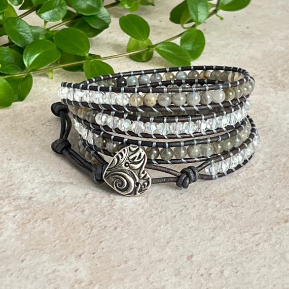 Labradorite wrap bracelet store