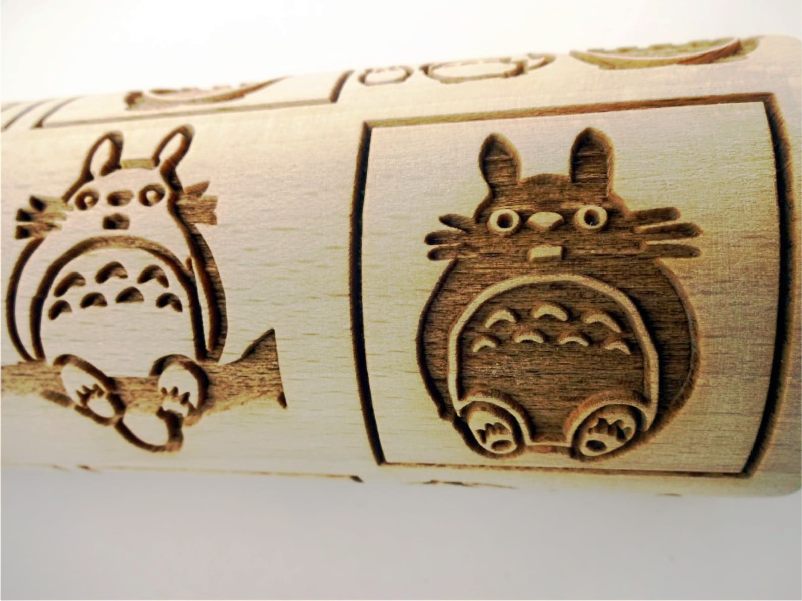 ANIME Embossing Rolling Pin. Laser Cut Embossing Dough Roller for ...