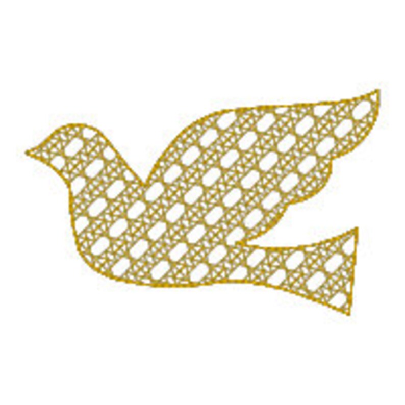 BUY 2 GET 1 FREE Lace Effect Dove Machine Embroidery Design - Etsy