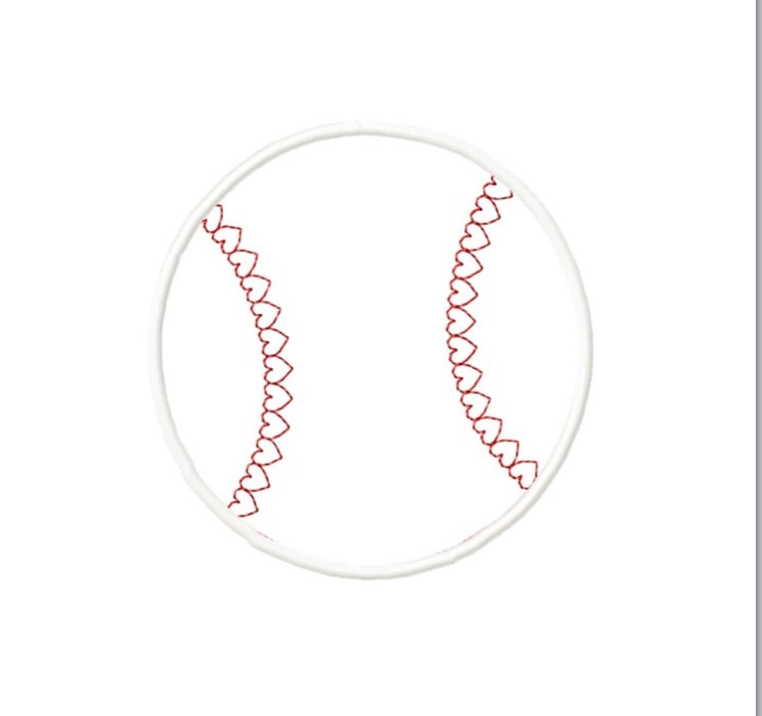 Baseball Machine Embroidery Design, Softball Machine Embroidery Design ...