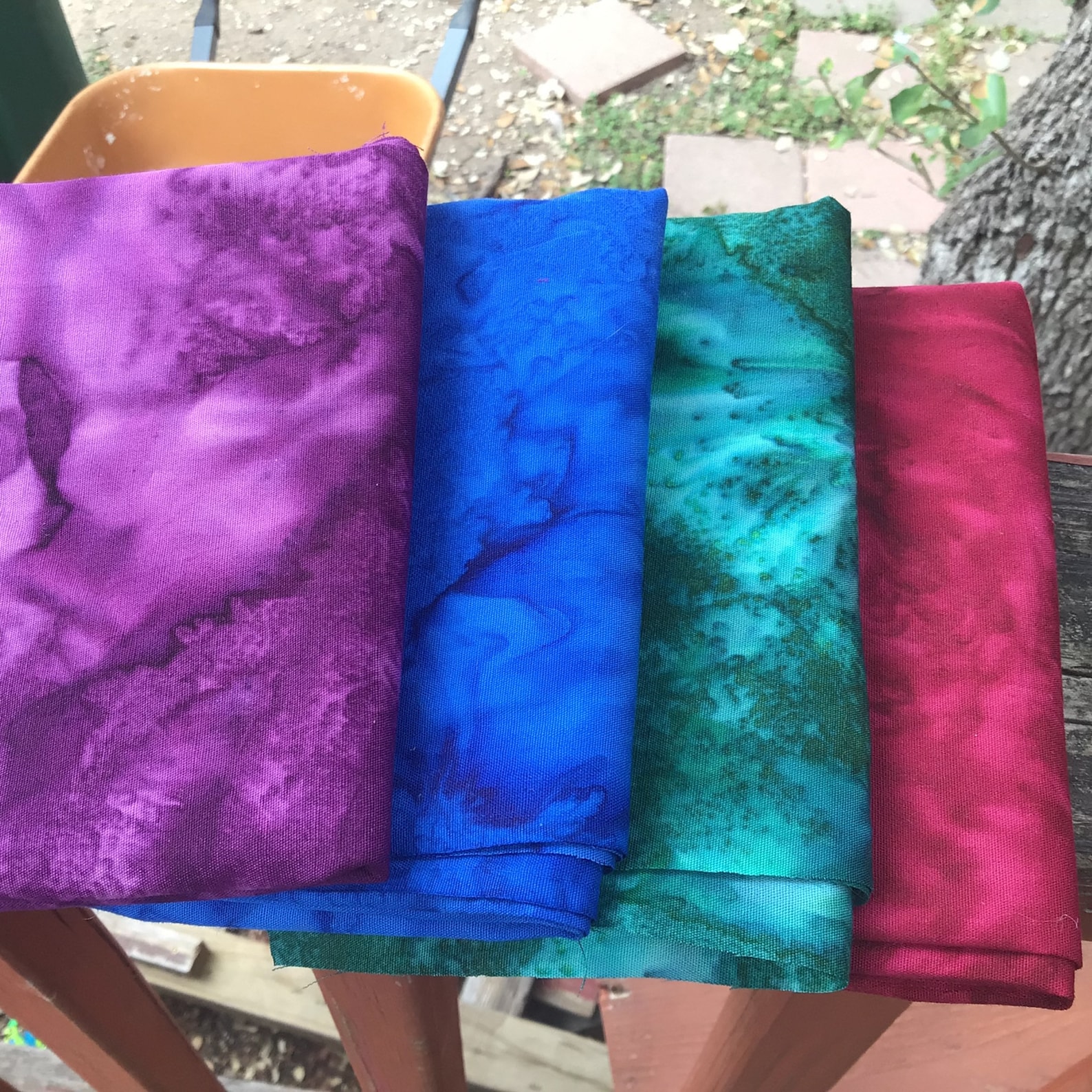 Batik Fabric Fat Quarter Bundle 100% Cotton Jewel Tones - Etsy