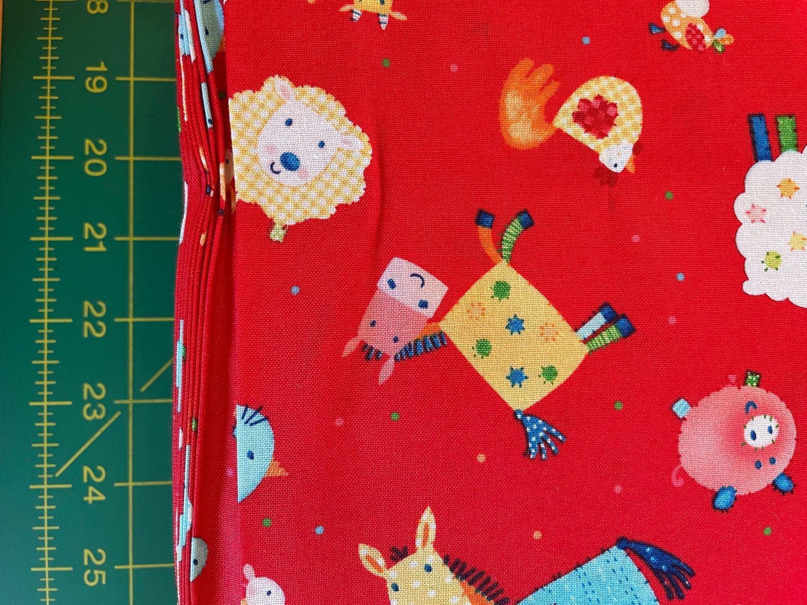 Little Red Barn Fabric by Studio E Sun Horses Trains - Etsy
