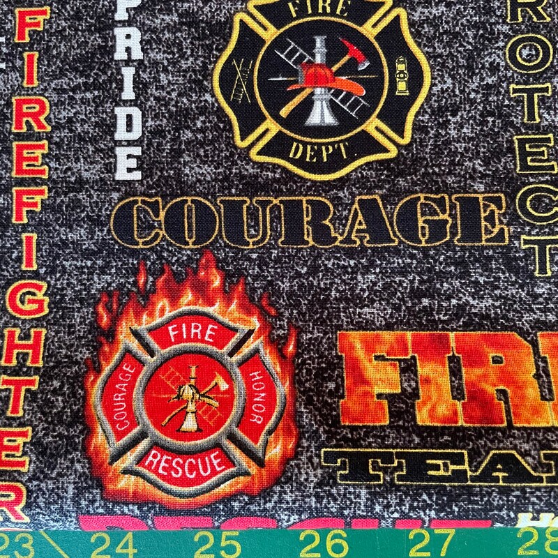 Fireman Fabric - Etsy