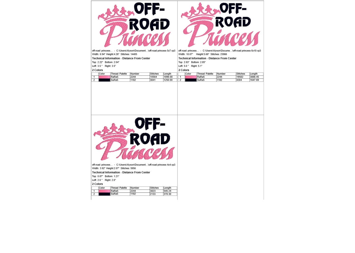 BUY 2, GET 1 FREE - Off-road Princess, off Road Princess Machine ...