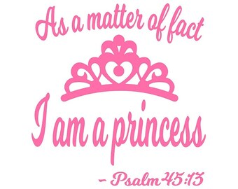 I Am a Princess - Etsy