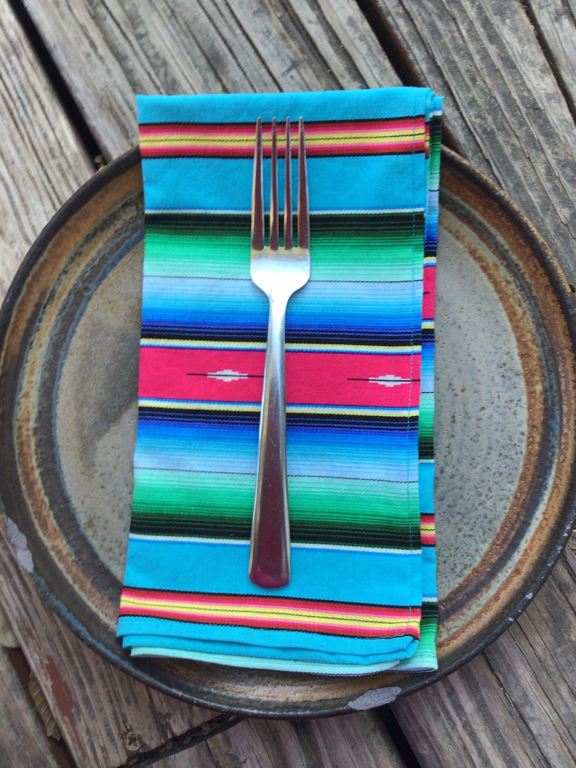 Mexican Stripe Napkins SET OF 4 17 Reusable Cloth Napkins - Etsy