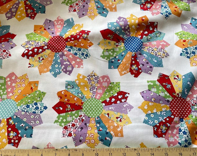 Dresden Fan Cheater Print 100% Cotton Fabric - Riley Blake Storytime 30 ...