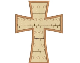 BUY 2 GET 1 FREE Machine Embroidery Design Applique Cross | Etsy
