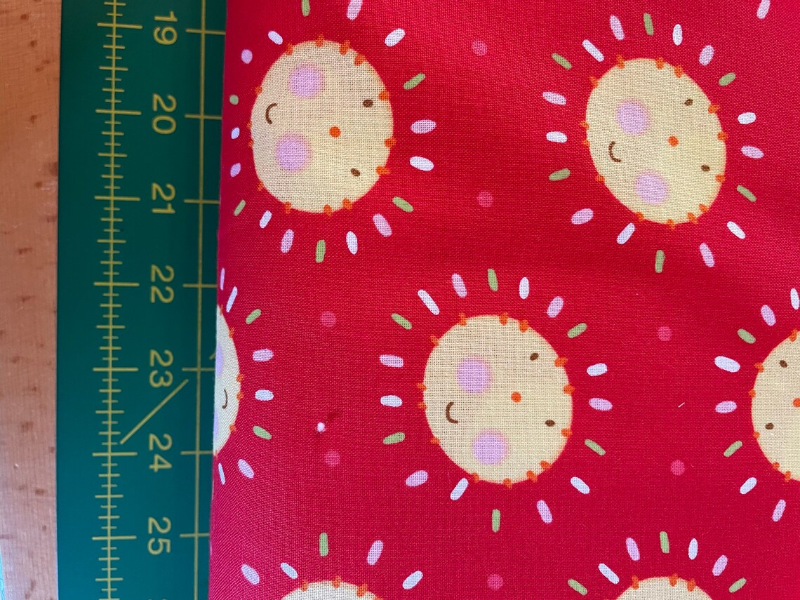 Little Red Barn Fabric by Studio E Sun Horses Trains - Etsy