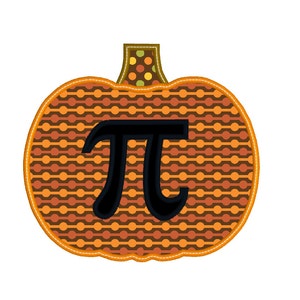 BUY2GET1FREE - Pumpkin Pi Applique Machine Embroidery Design in 3 Sizes ...
