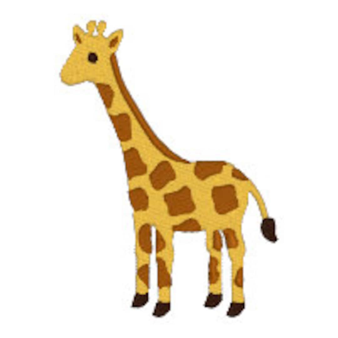 BUY 2, GET 1 FREE - Filled Giraffe Machine Embroidery Design in 3 Sizes ...