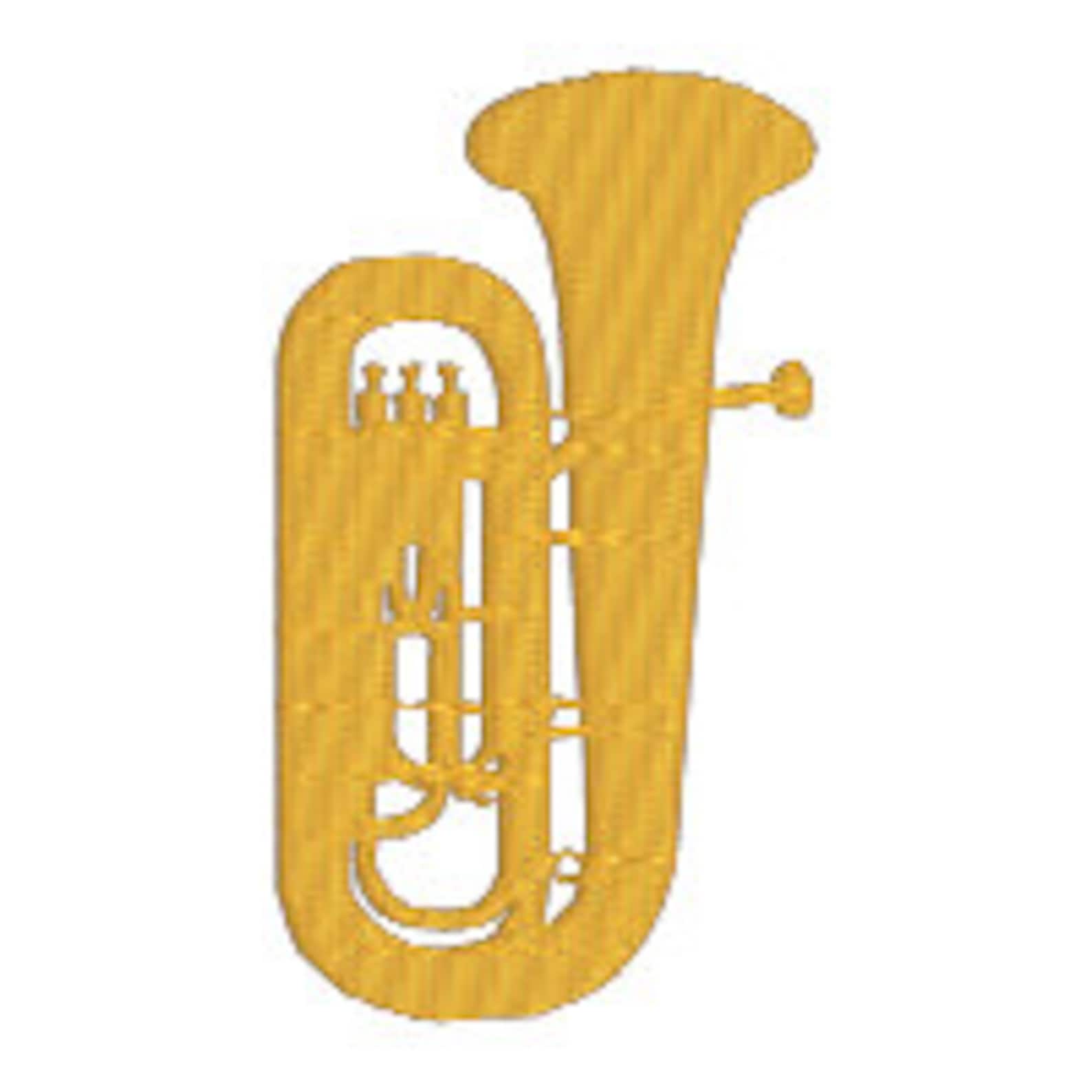 BUY 2 GET 1 FREE Tuba Machine Embroidery Design Filled - Etsy