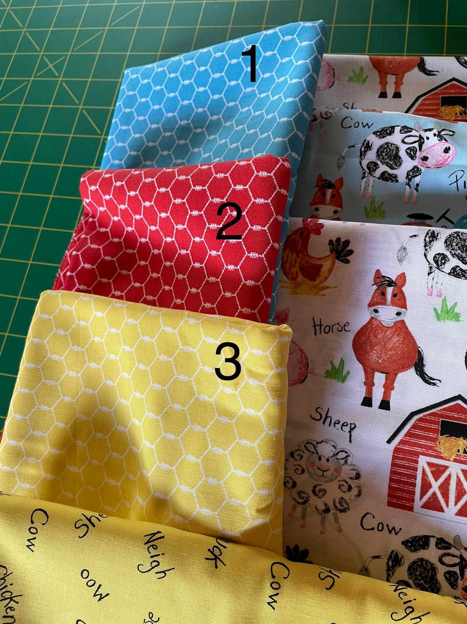 Farm Animal Fabric BTY - Coloring on the Farm by Riley Blake - Quilters ...