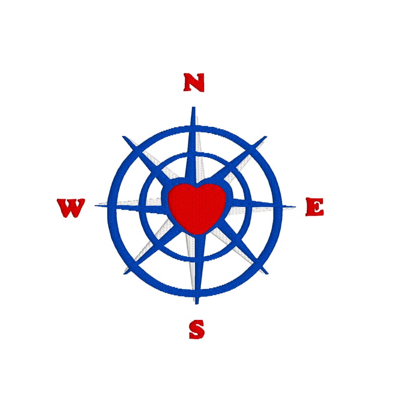 BUY 2 GET 1 FREE Filled Nautical Love Heart Compass Machine - Etsy