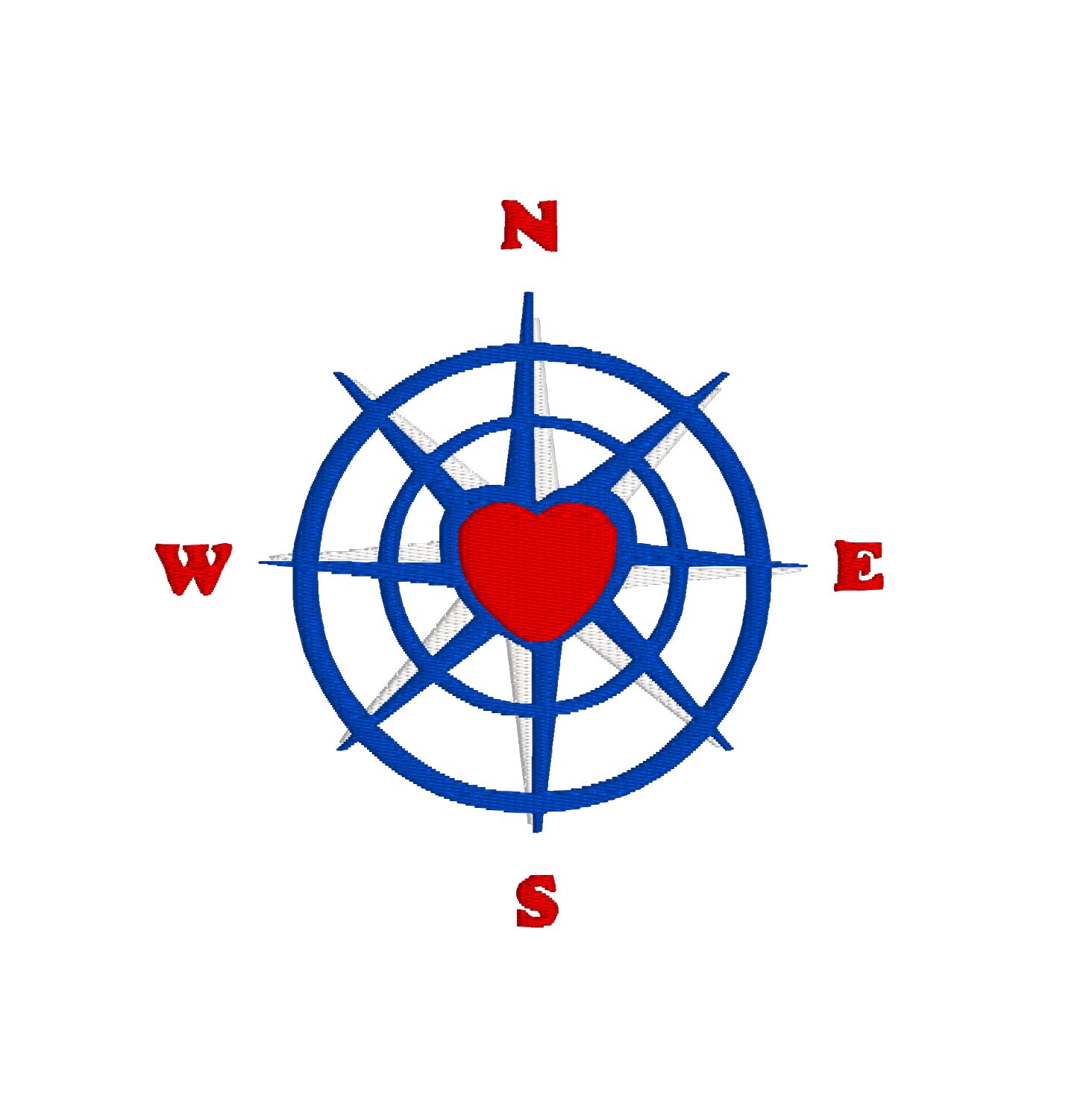 BUY 2 GET 1 FREE Filled Nautical Love Heart Compass Machine | Etsy