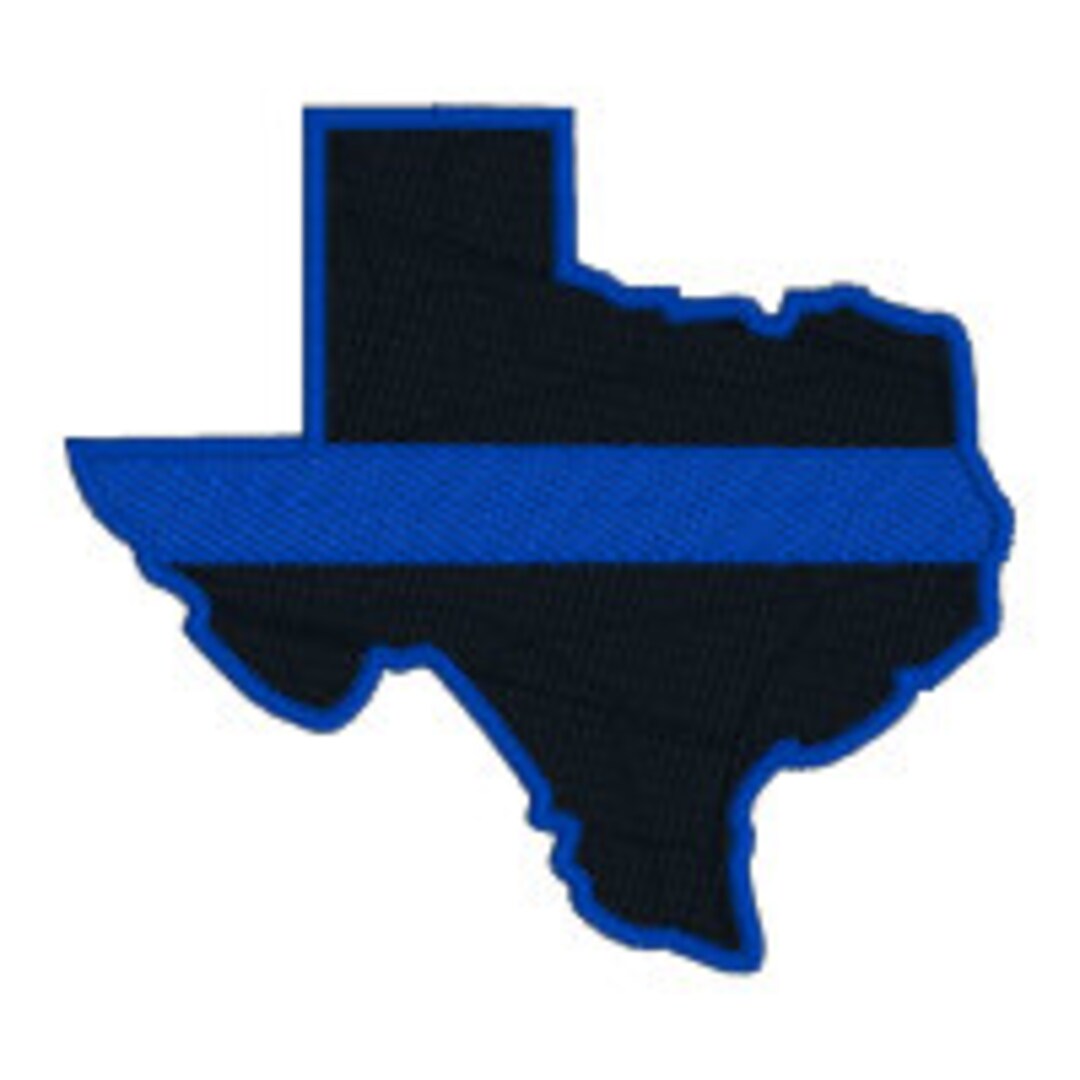 BUY 2, GET 1 FREE - Texas Blue Ribbon Police Support Filled Machine ...