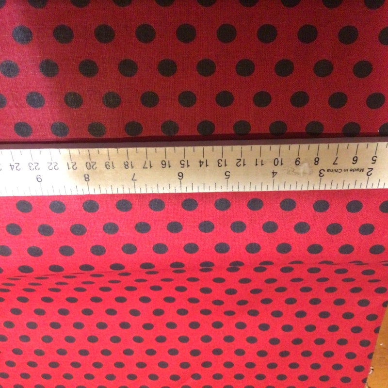 Red Black Polka Dot - Etsy