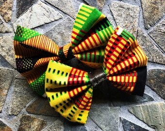 African Hair Bow | Etsy