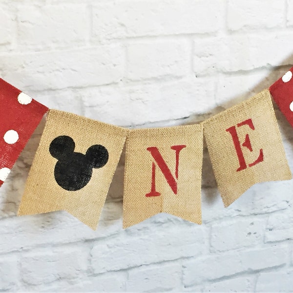 Mickey Mouse Banner - Etsy